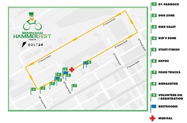 Event Map | Birmingham HammerFest